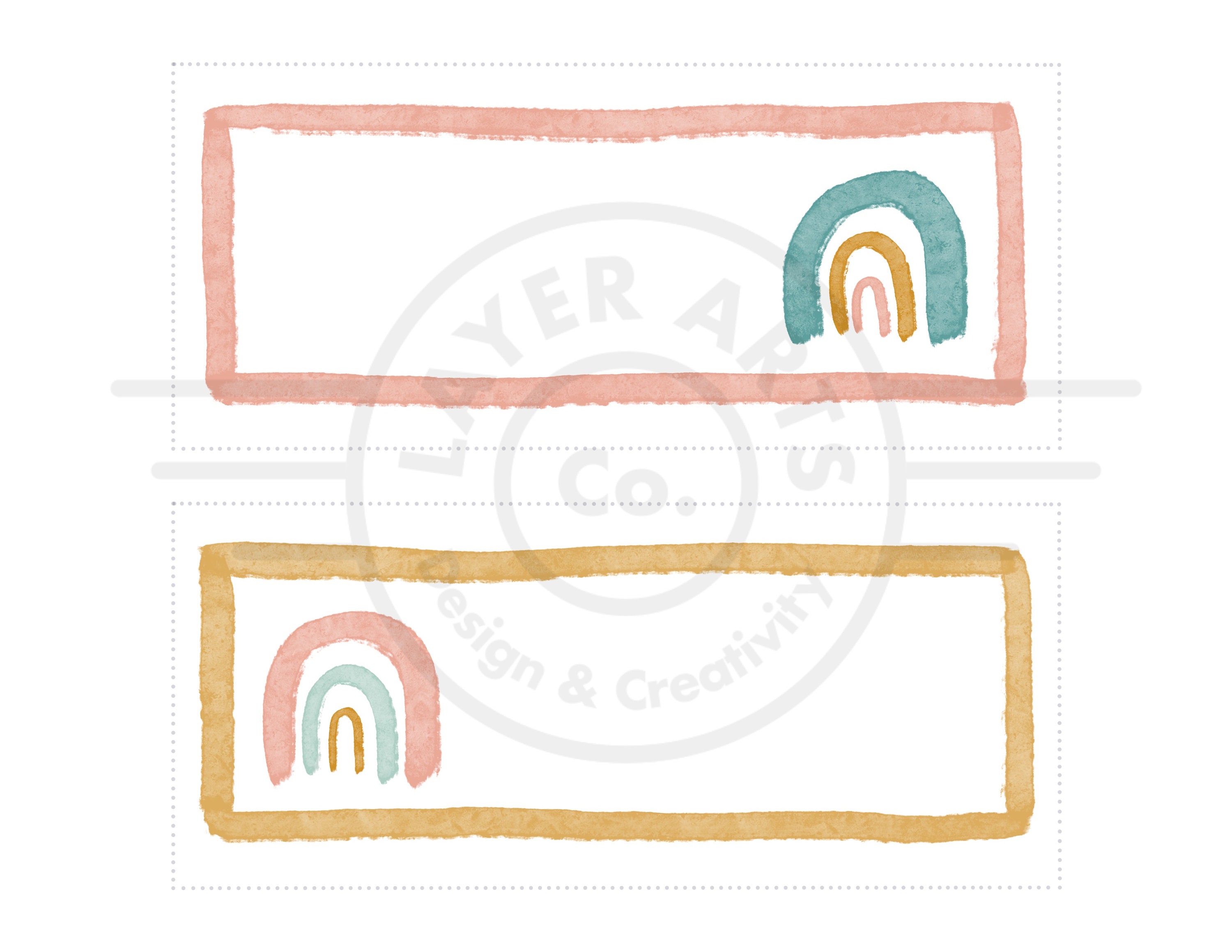 Boho Rainbow Classroom Cubby Name Tags Label Editable Themed Classroom ...