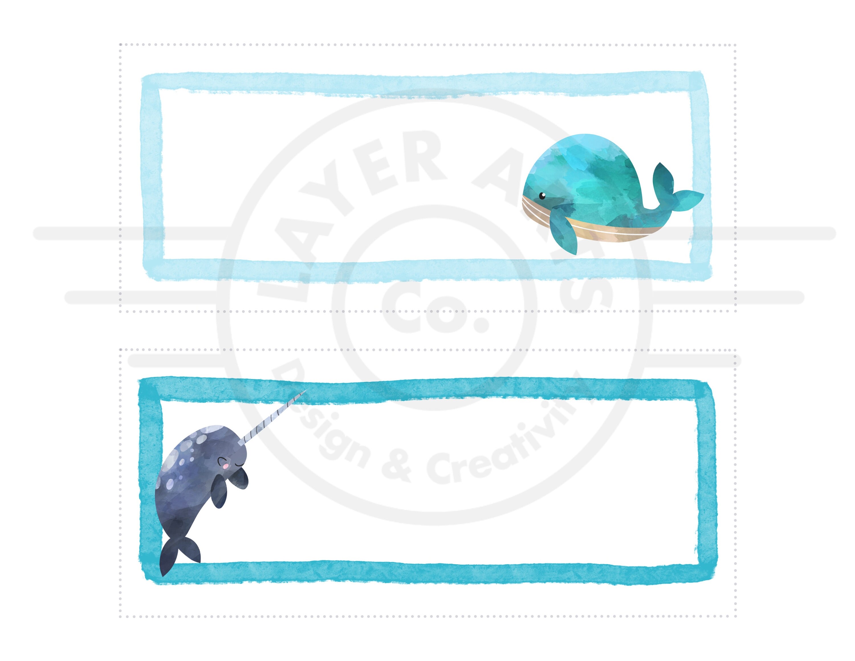 Editable Ocean Animal Cubby Classroom Name Tags Label Themed ...