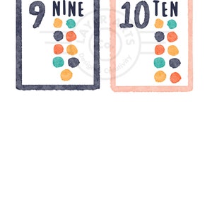 Number Flashcards Rainbow Themed Classroom Printable - Etsy