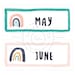BUNDLE - Days and Months Rainbow Themed Classroom Printables - Etsy
