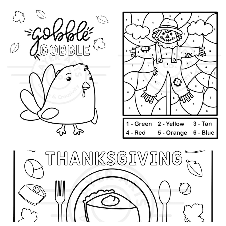 Thanksgiving Activity Sheets 10 Elementary Classroom Thanksgiving ...