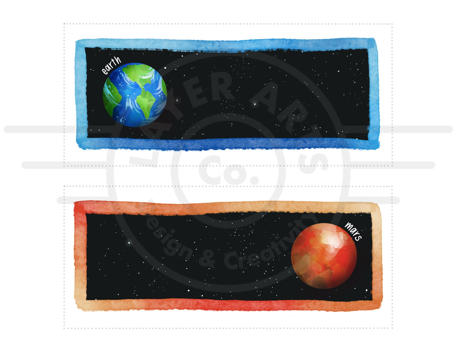 Classroom Name Tags Label Editable Cubby Name Tags Planet Themed ...