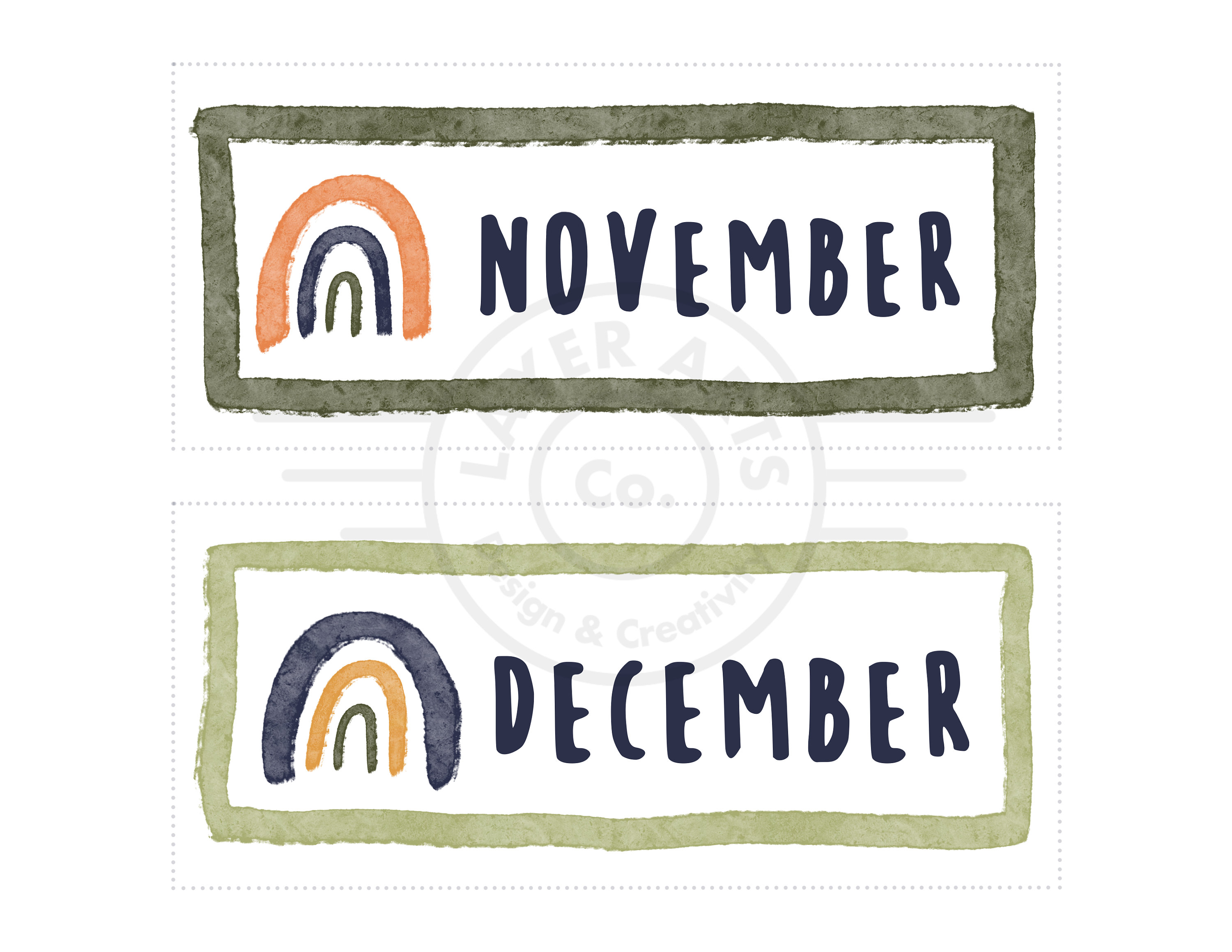 BUNDLE Calendar Months and Numbers Neutral Themed Classroom | Etsy