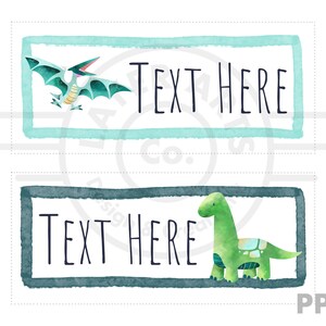 Editable Dinosaur Cubby Name Tags Label Dino Themed Classroom ...