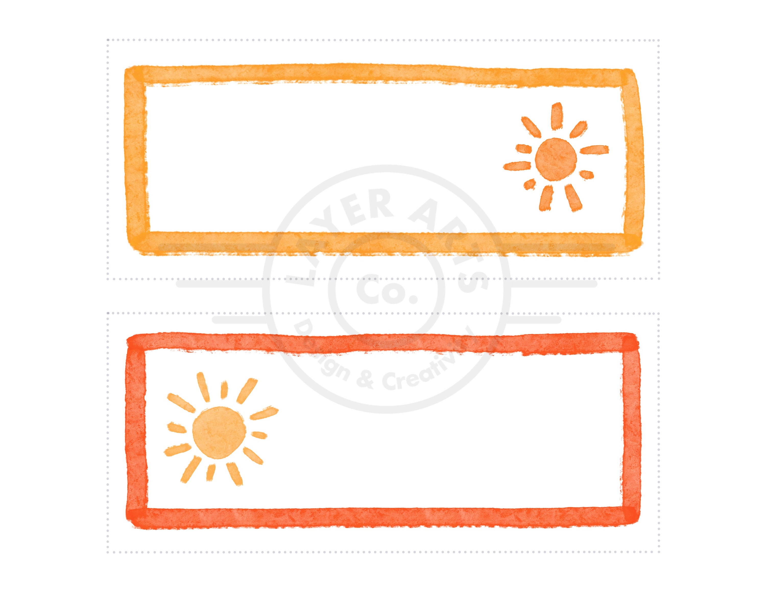 Classroom Name Tags Label Sun Themed Classroom Printable - Etsy