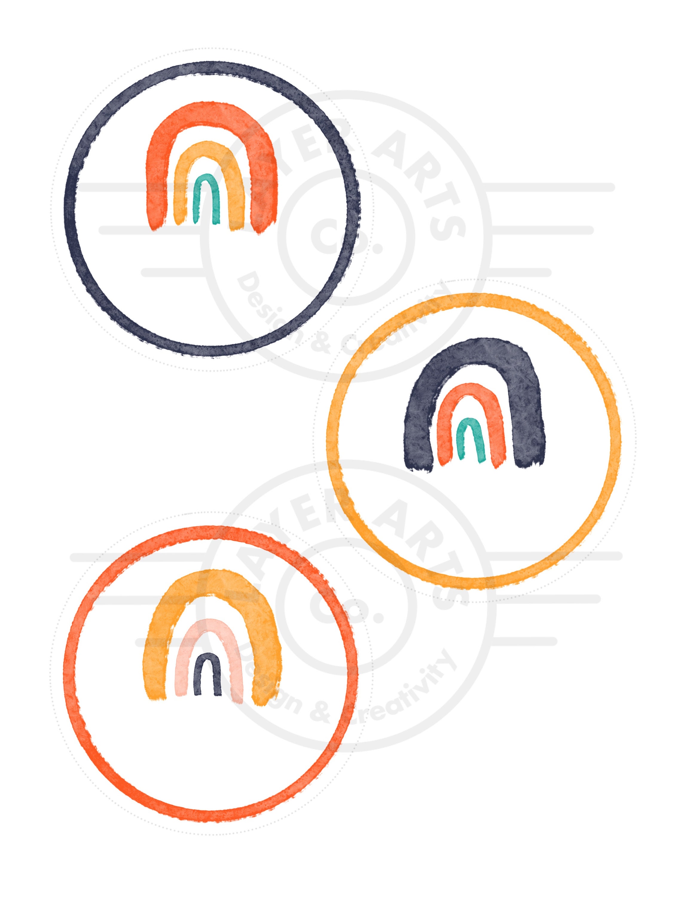 Cubby Name Tags Label Editable Boho Watercolor Rainbow Themed Classroom ...