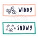 Weather Rainbow Themed Printable Classroom Printable - Etsy