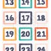 BUNDLE Calendar Months and Numbers Rainbow Themed Classroom Printable ...