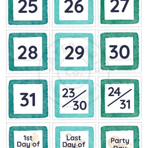 BUNDLE - Safari Calendar Months and Numbers Safari Themed Classroom ...