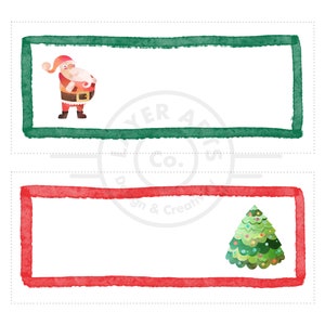 Classroom Name Tags Label Christmas Themed Classroom Printable - Etsy
