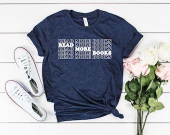Reading Shirt, Read Return Repeat Shirts, Library Shirt, Bookworm Book ...