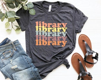 Reading Shirt, Read Return Repeat Shirts, Library Shirt, Bookworm Book ...