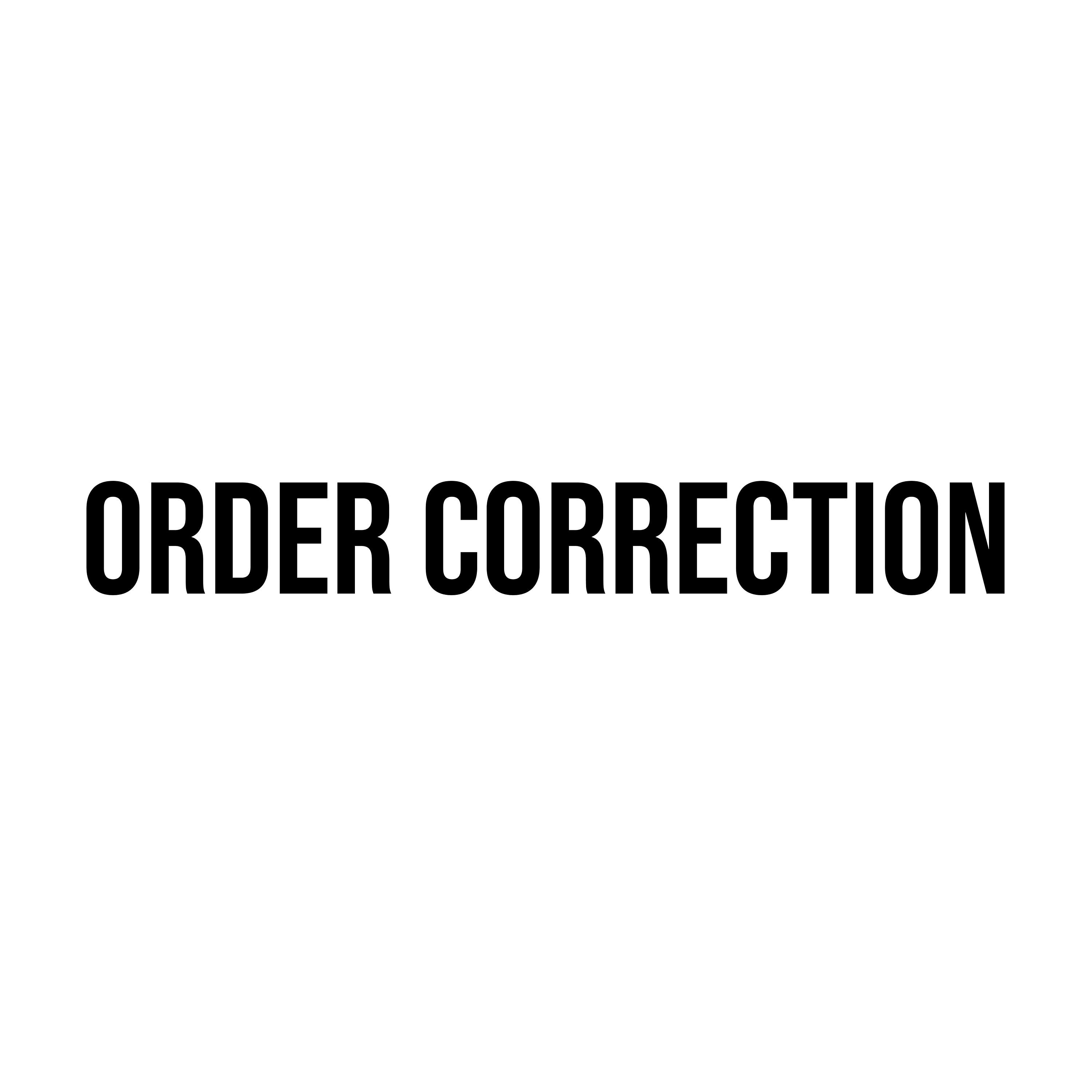Order Correction - Etsy