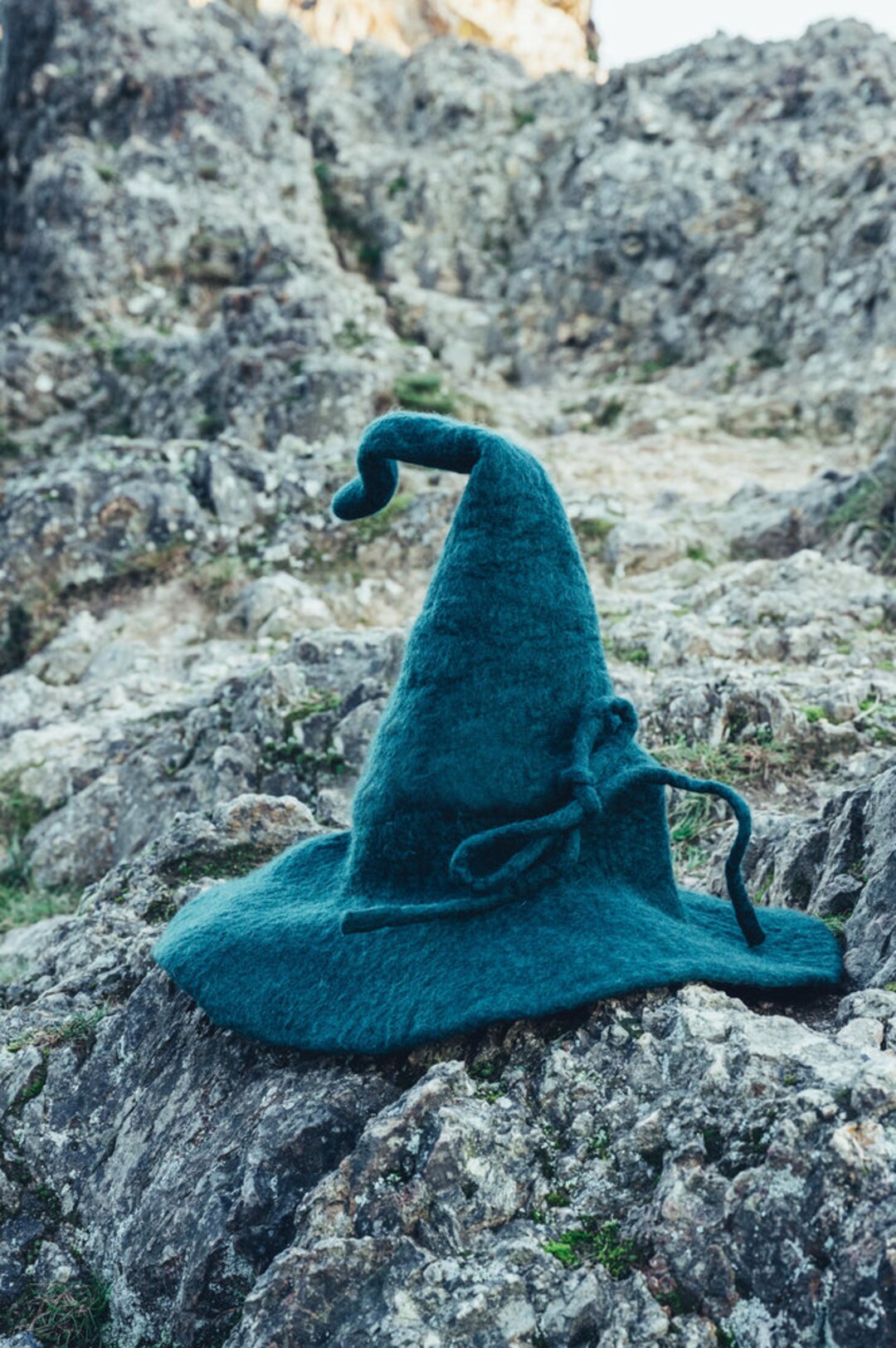 Wool Wizard Hat Green - Etsy