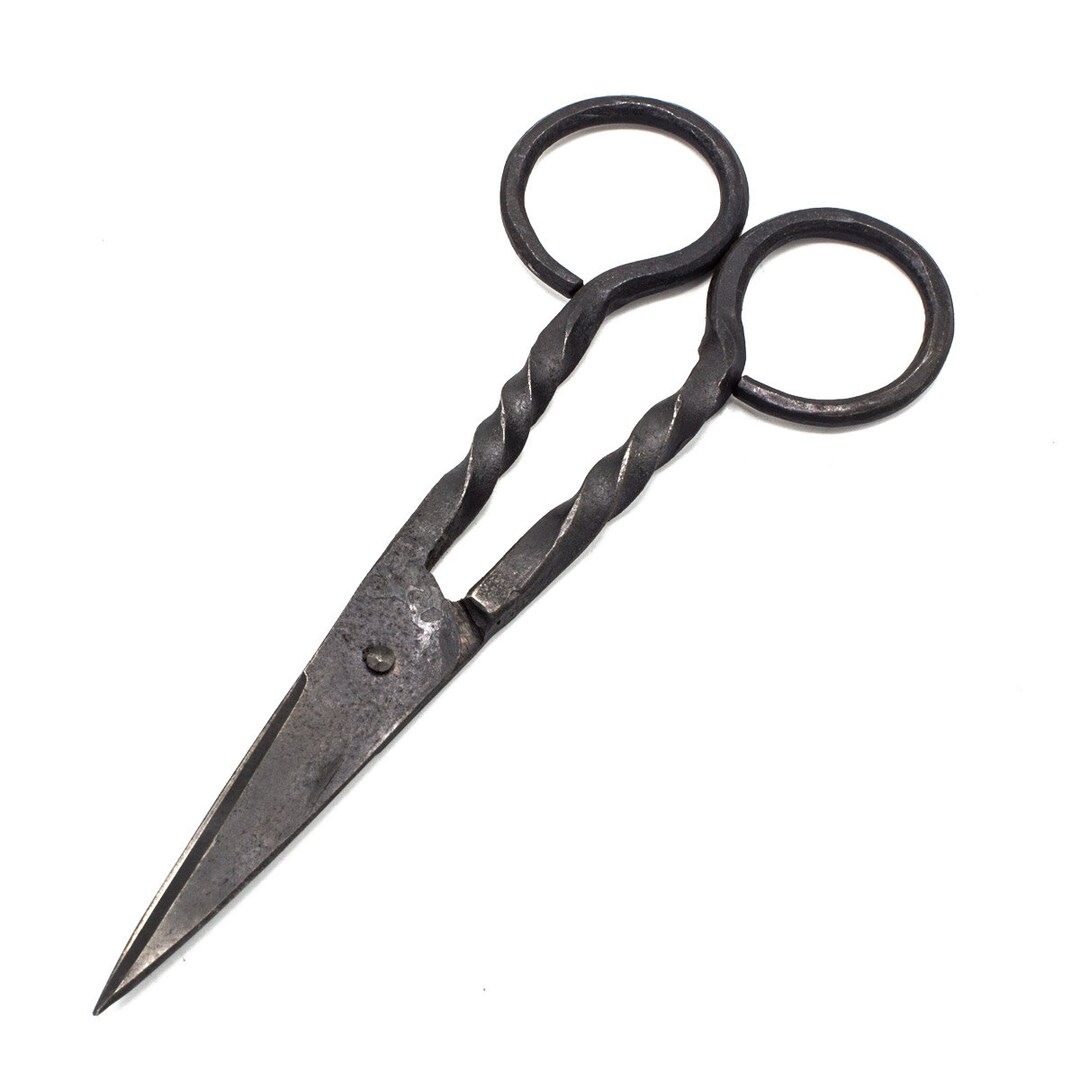 Hand-forged Scissors With Twisted Legs - Etsy