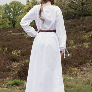 Medieval Dress, Slip Ana, White - Etsy