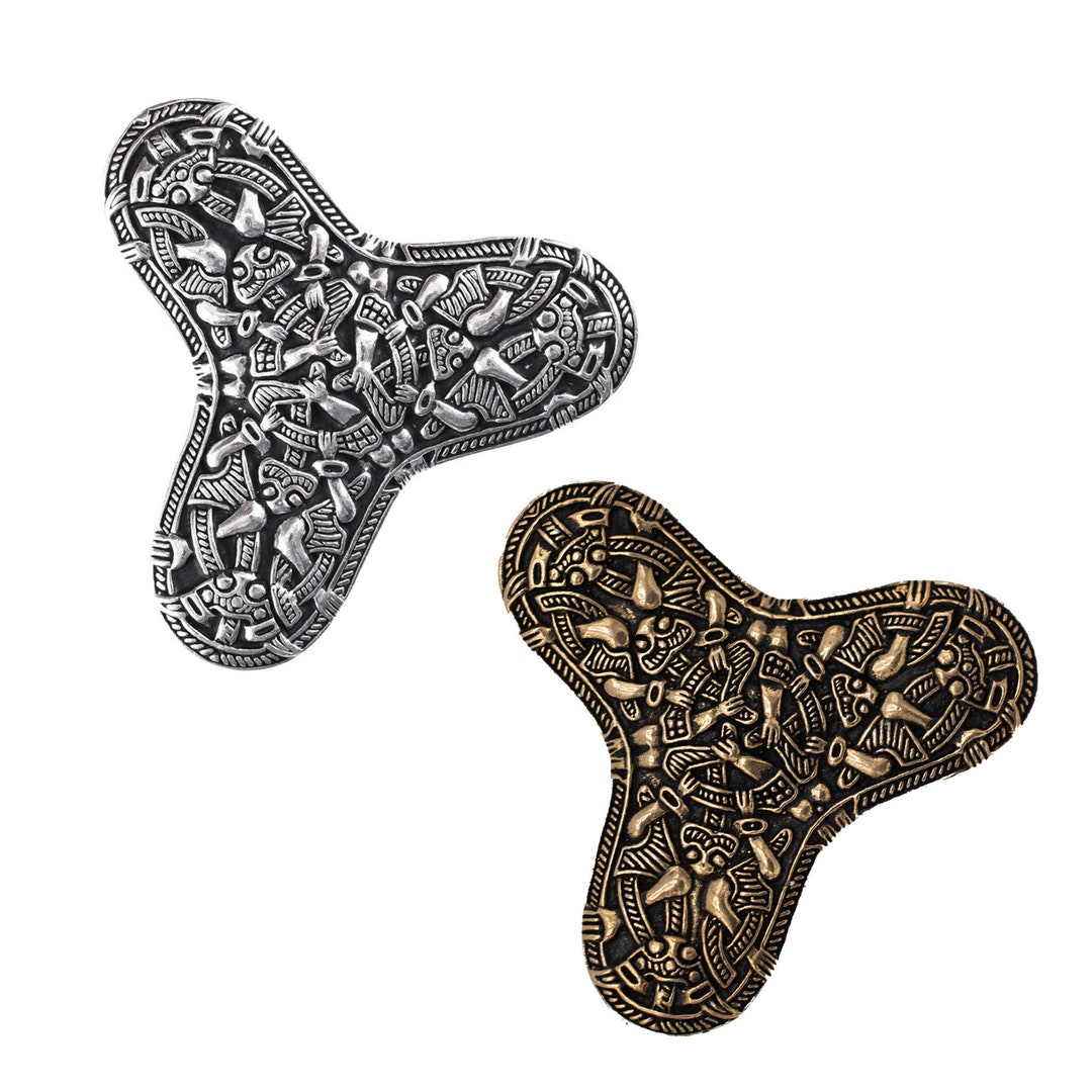 Viking Cloverleaf Fibula Kaupang Oseberg Style Garment Clasp - Etsy