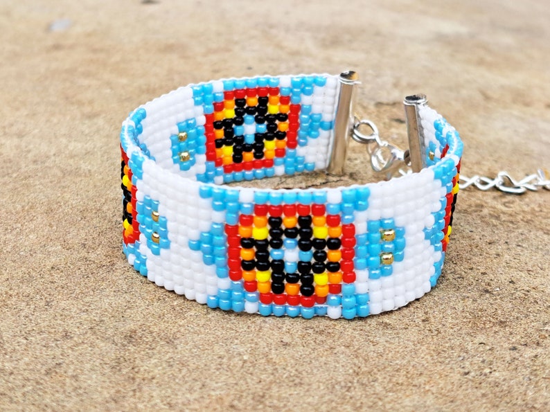 Turtle Bracelet, Native American Style, Toho Seed Bead Loom Woven - Etsy