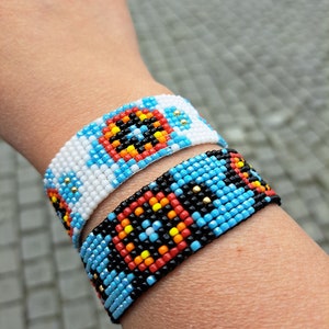 Turtle Bracelet, Native American Style, Toho Seed Bead Loom Woven - Etsy