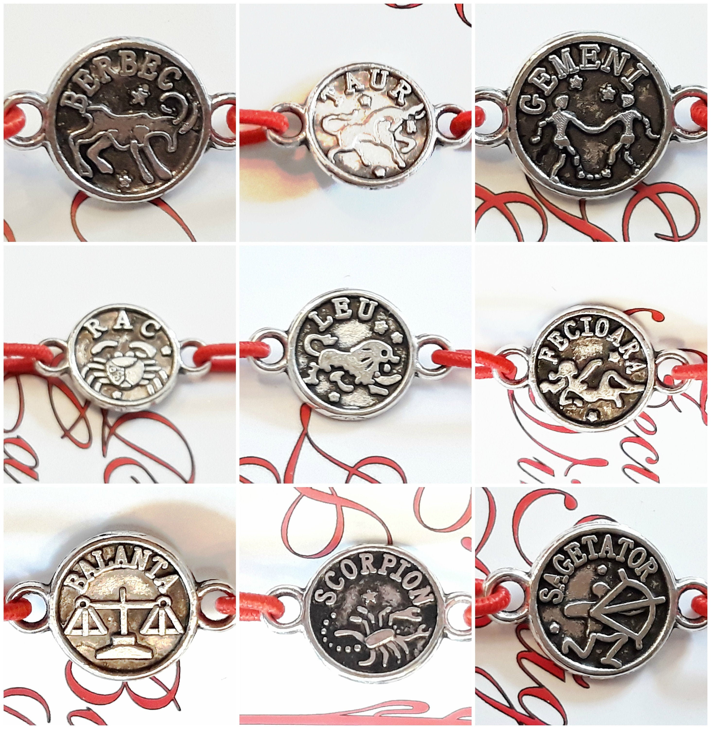 Zodiac Sign Bracelet Astrology Jewelry Zodiac Star Birthday | Etsy