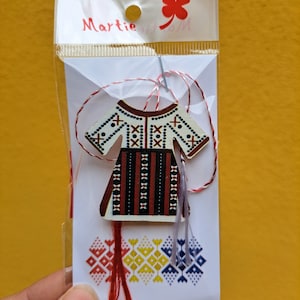 Martisor, Martisoare, Romanian Traditional Costume Wooden Martisor ...