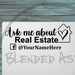 Real Estate Agent Decal Personalized Window Decal - Etsy