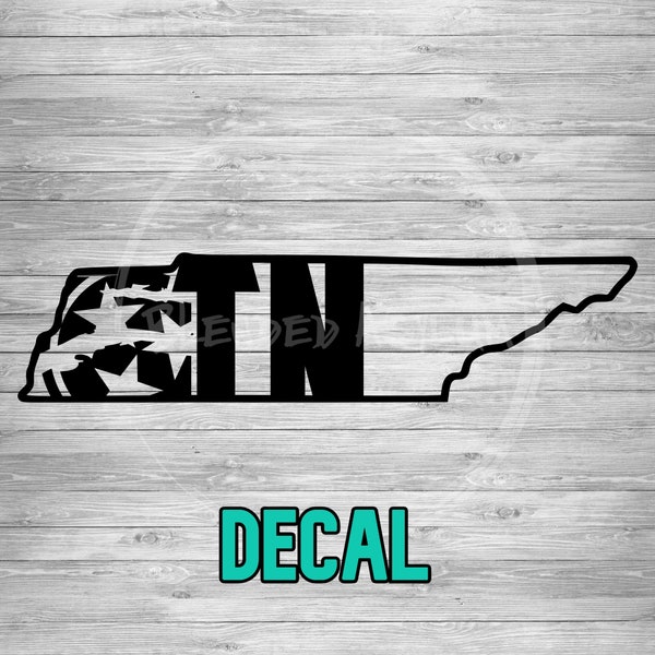 Tennessee Decal - Etsy
