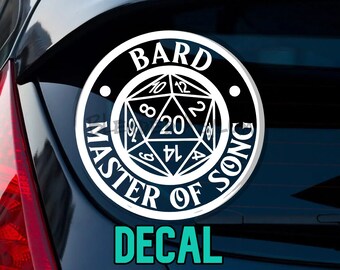 D20 Window Decal - Etsy