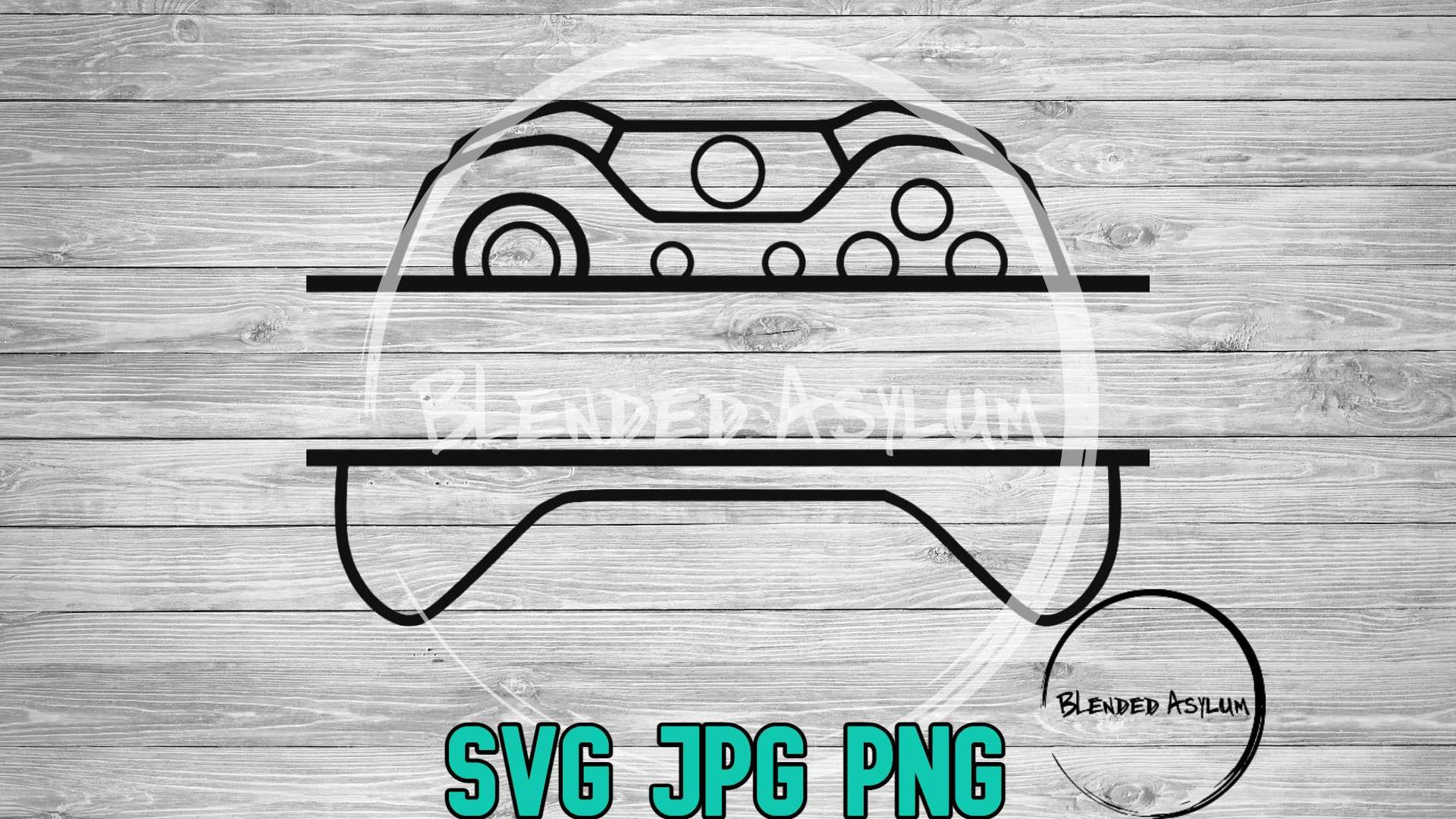 Gaming Controller SVG JPG PNG Font Lettering Not Included - Etsy