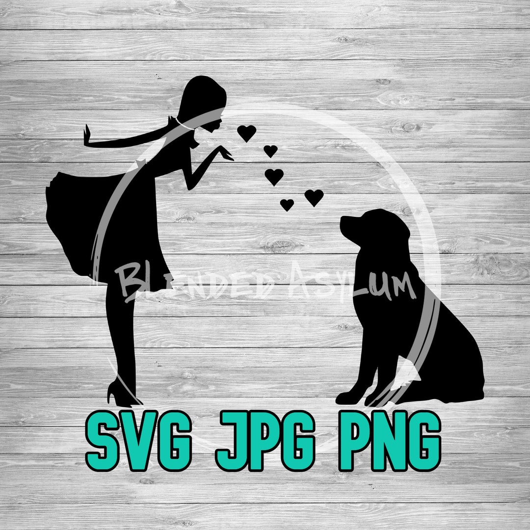 Lab Kisses SVG JPG PNG | Labrador Retriever Kisses Svg | Lab Kiss Svg ...