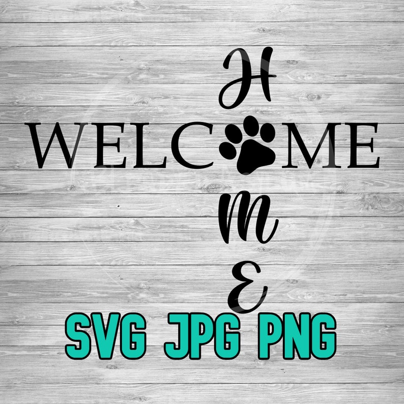 Dogs Welcome SVG Bundle 001 Svg Png Jpg | Dogs Welcome Paw Print ...