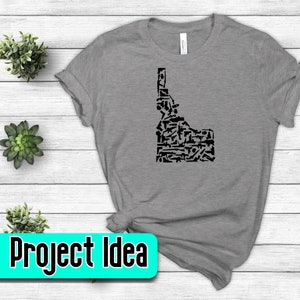 Armed Idaho SVG JPG PNG | Idaho Guns Svg | Idaho Guns | Vector Cut File ...