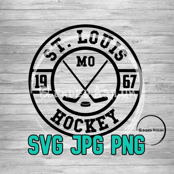 Hockey Founded St. Louis SVG PNG JPG Hockey St Louis Mo - Etsy