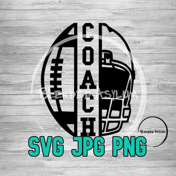 Football Coach SVG PNG JPG Football Coach Vector File - Etsy