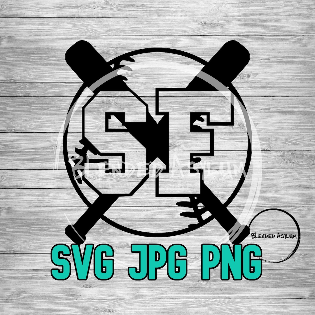 Baseball City SF SVG PNG Jpg| Instant Digital Download | Cricut File ...