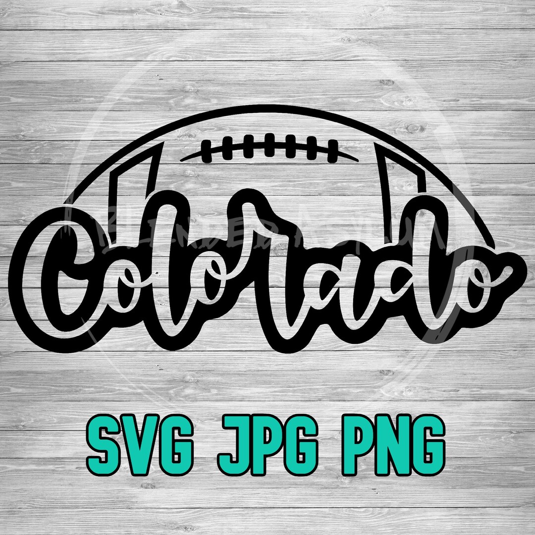 Colorado Football 001 SVG PNG JPG | Layered Vector File | Sublimination ...
