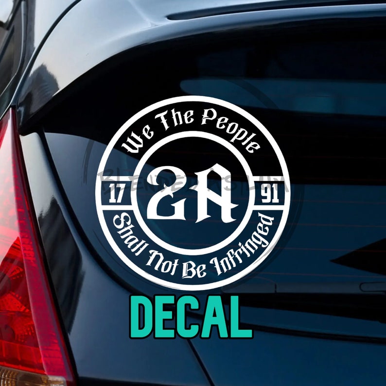 We the People 2A Decal Pro 2nd Amendment Truck Decal - Etsy