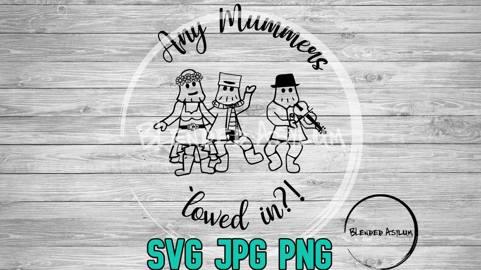 Any Mummers 'lowed in SVG JPG PNG | Mummers Svg | Holiday Vector File ...