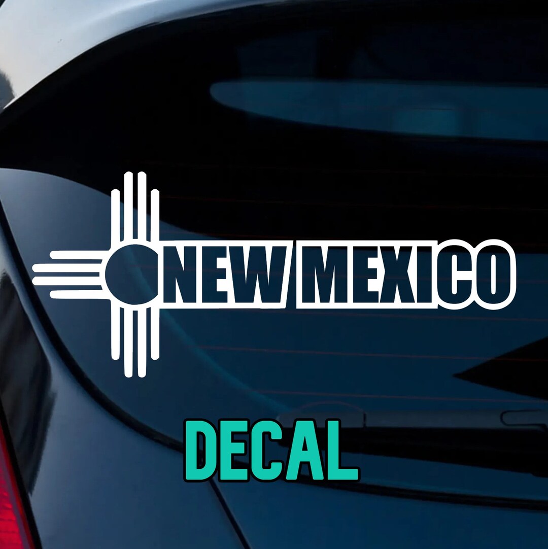 New Mexico Zia 002 Decal | Land of Enchantment | NM Decal | New Mexico ...