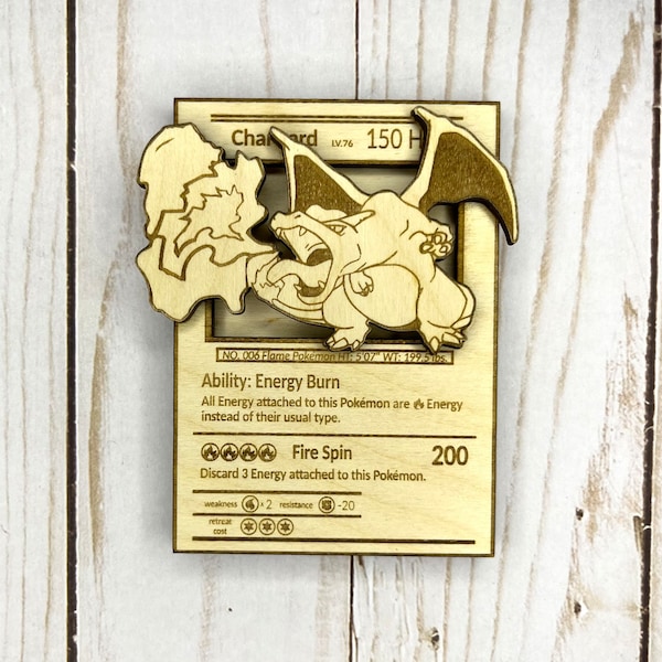 Charizard Laser Cut - Etsy