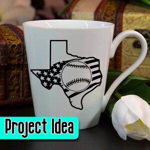 Texas American Baseball SVG PNG JPG | Texas Flag Baseball | Sports ...