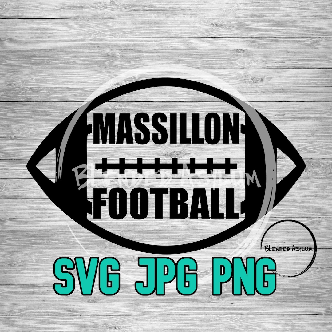 Massillon Football SVG PNG JPG Football Massilon Ohio Vector - Etsy Ireland