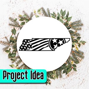 Tennessee American State Flag SVG PNG JPG | Tennessee Vector | Cricut ...