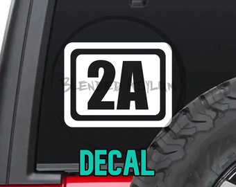 We the People 2A Decal Pro 2nd Amendment Truck Decal - Etsy