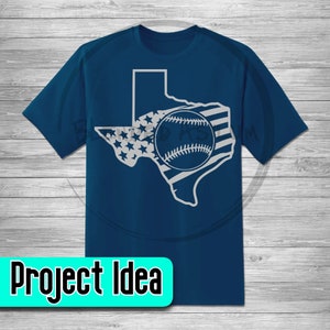 Texas American Baseball SVG PNG JPG | Texas Flag Baseball | Sports ...