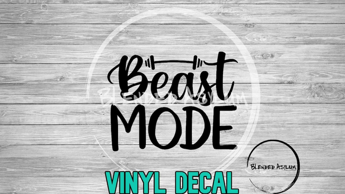 Beast Mode-1 Vinyl Decal Sticker Window Decal - Etsy