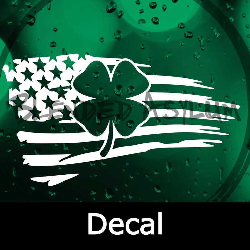 Clover Decal - Etsy