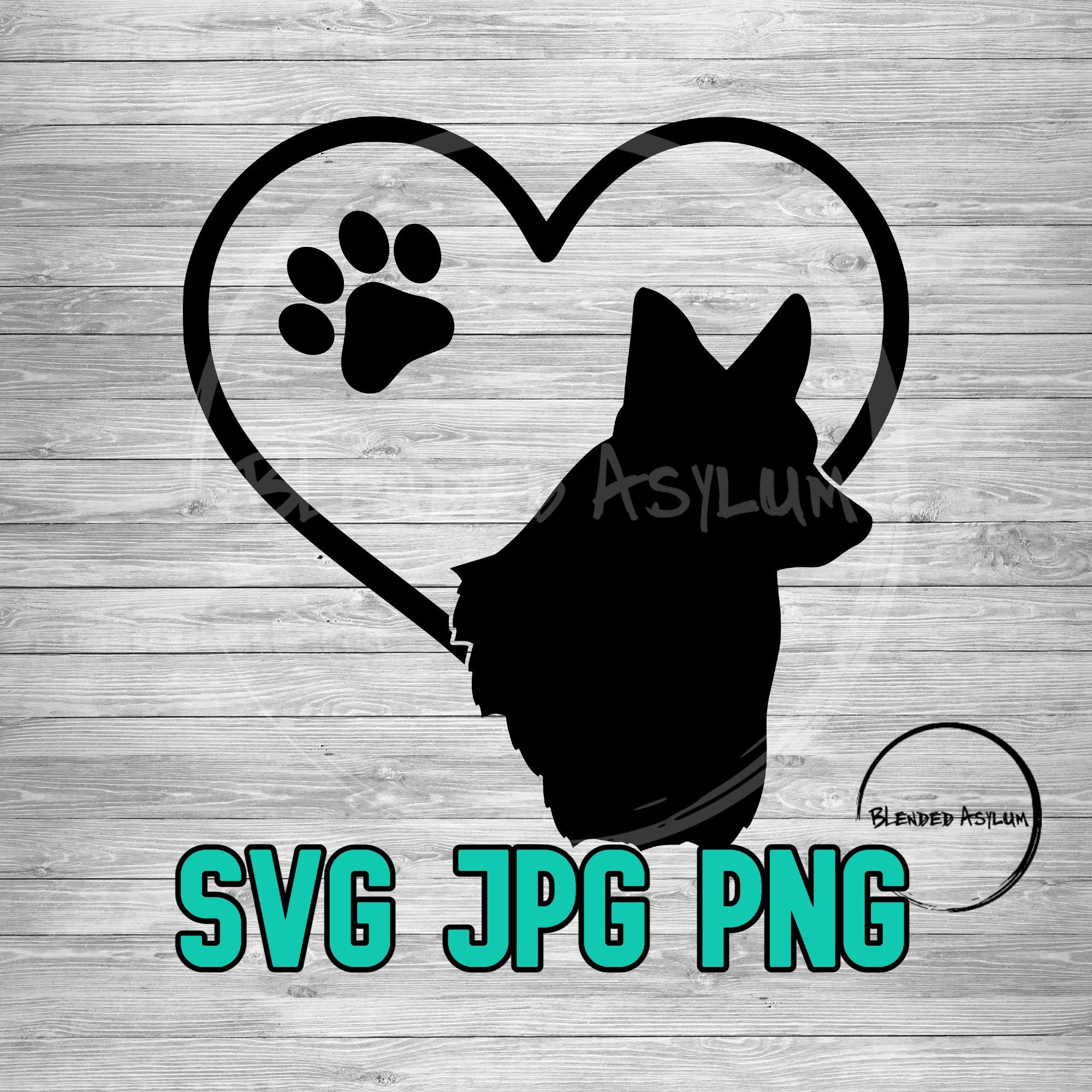 Corgi Heart SVG JPG PNG Welsh Corgi Heart Svg Welsh Corgi - Etsy Canada
