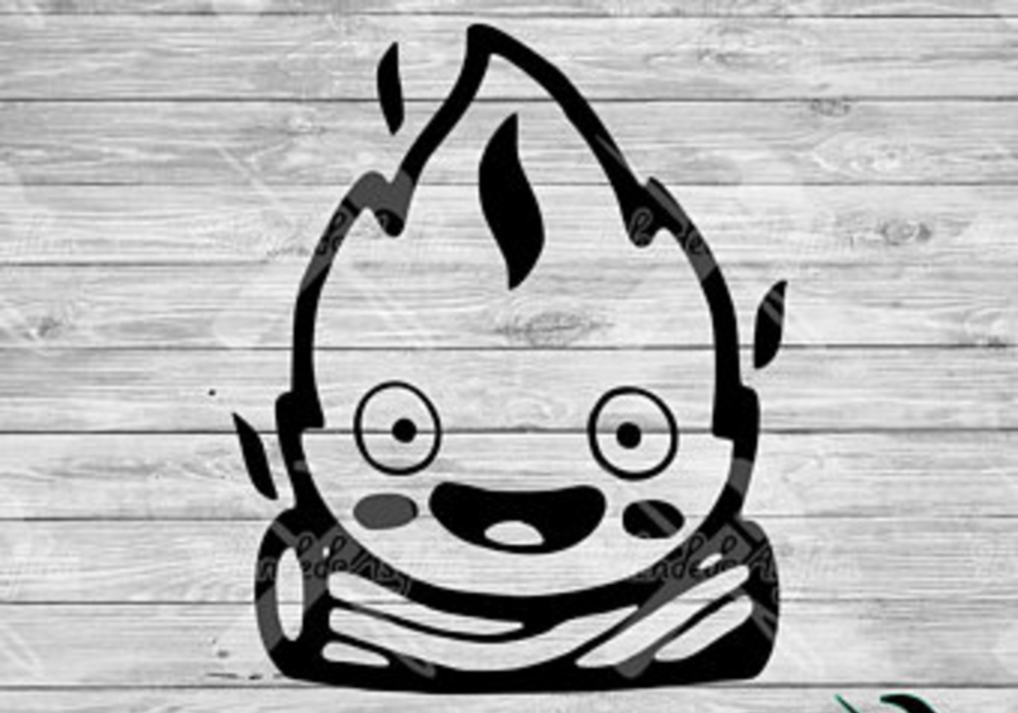 Calcifer Vinyl Decal | Etsy