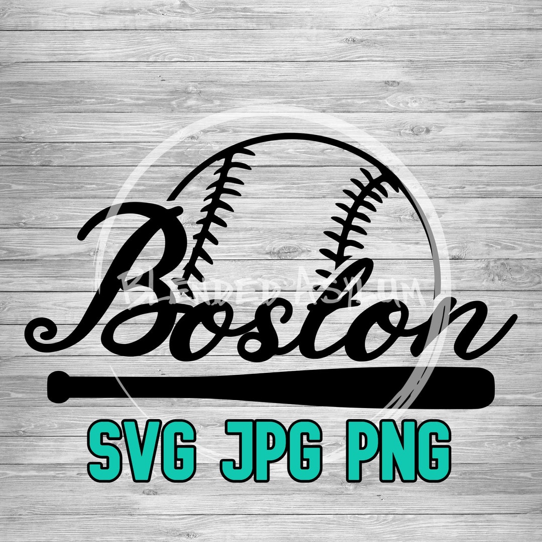 Baseball Boston SVG PNG JPG | Baseball Boston Ma Vector File | Cricut ...
